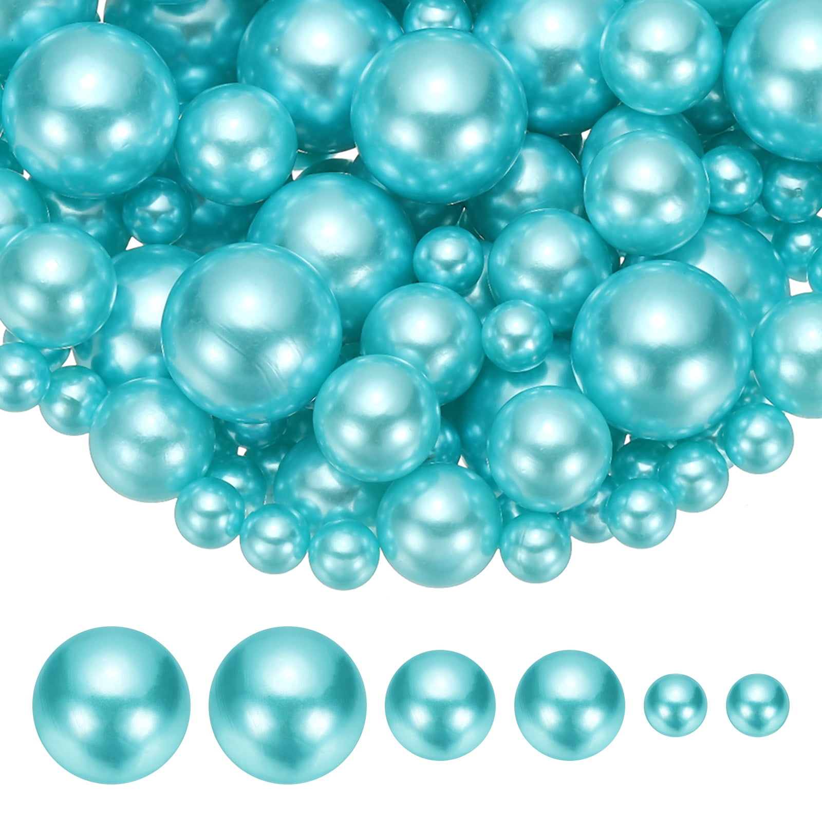 Uxcell 150 Pcs Faux Pearls Beads Vase Filler Centerpiece Pearls for ...