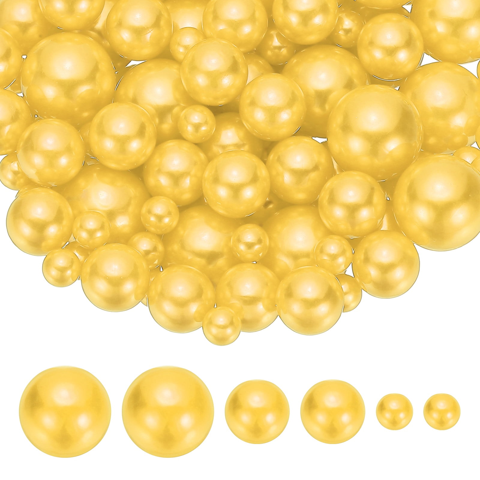 Uxcell 150 Pack Faux Pearls Beads Vase Filler Centerpiece Pearls for ...