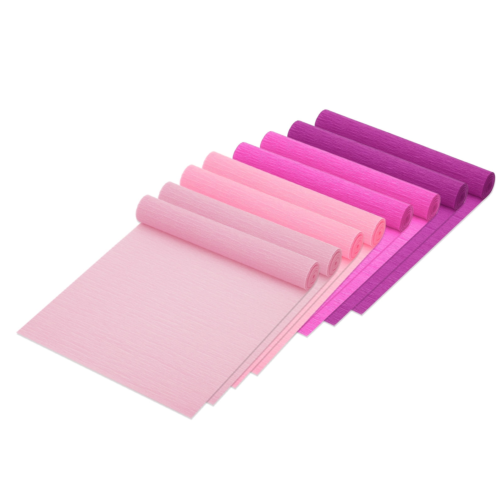 Uxcell 8.2ft Crepe Paper Roll, 8 Roll 10" Width Crepe Paper Roll Sheet ...