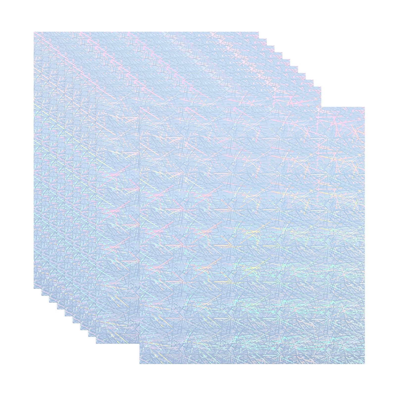 Uxcell 8.2x5.8" Printable Holographic Sticker Paper, 20 Pack Glossy ...