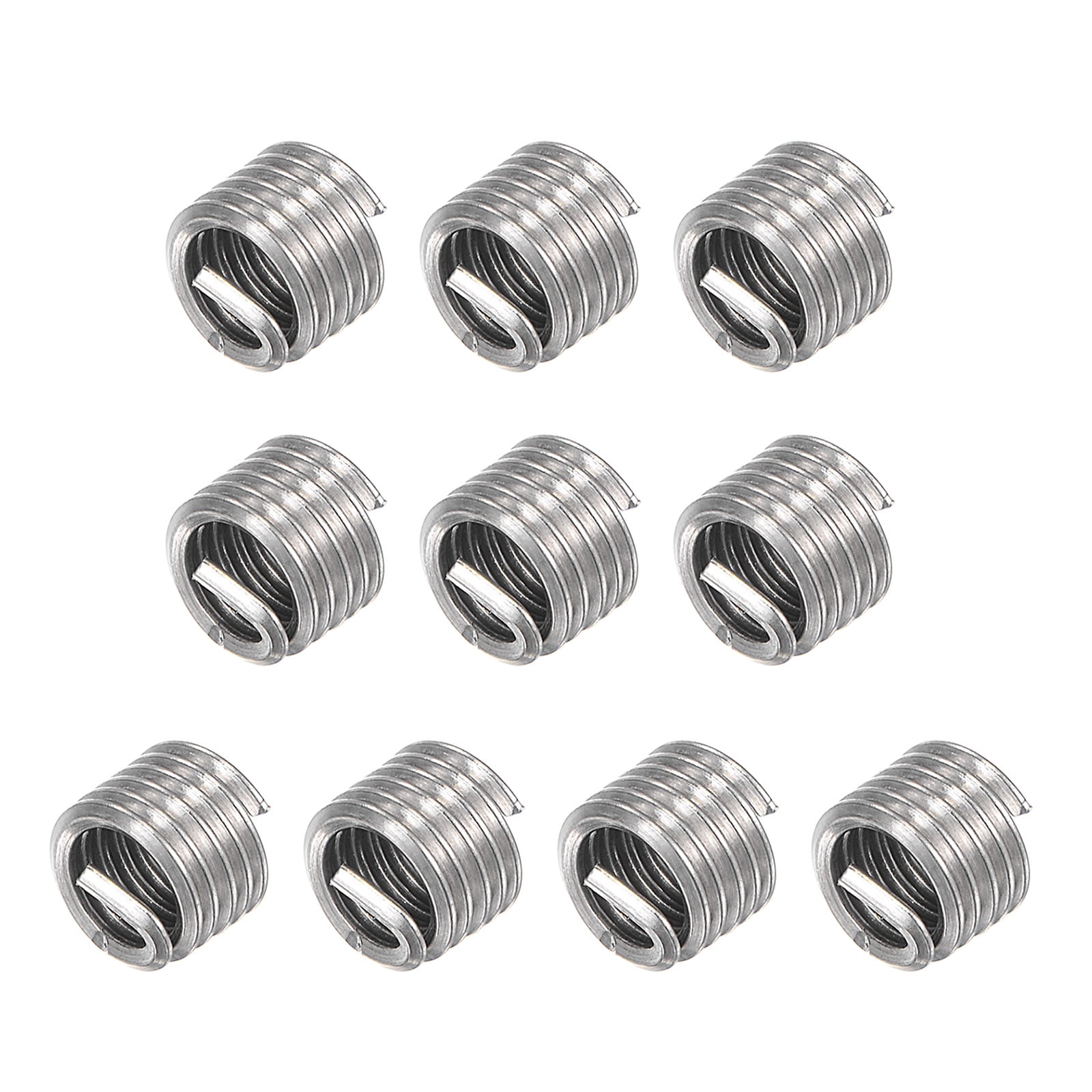 Uxcell 8-32 UNC 1.5D 304 Stainless Steel Wire Thread Inserts Screw ...