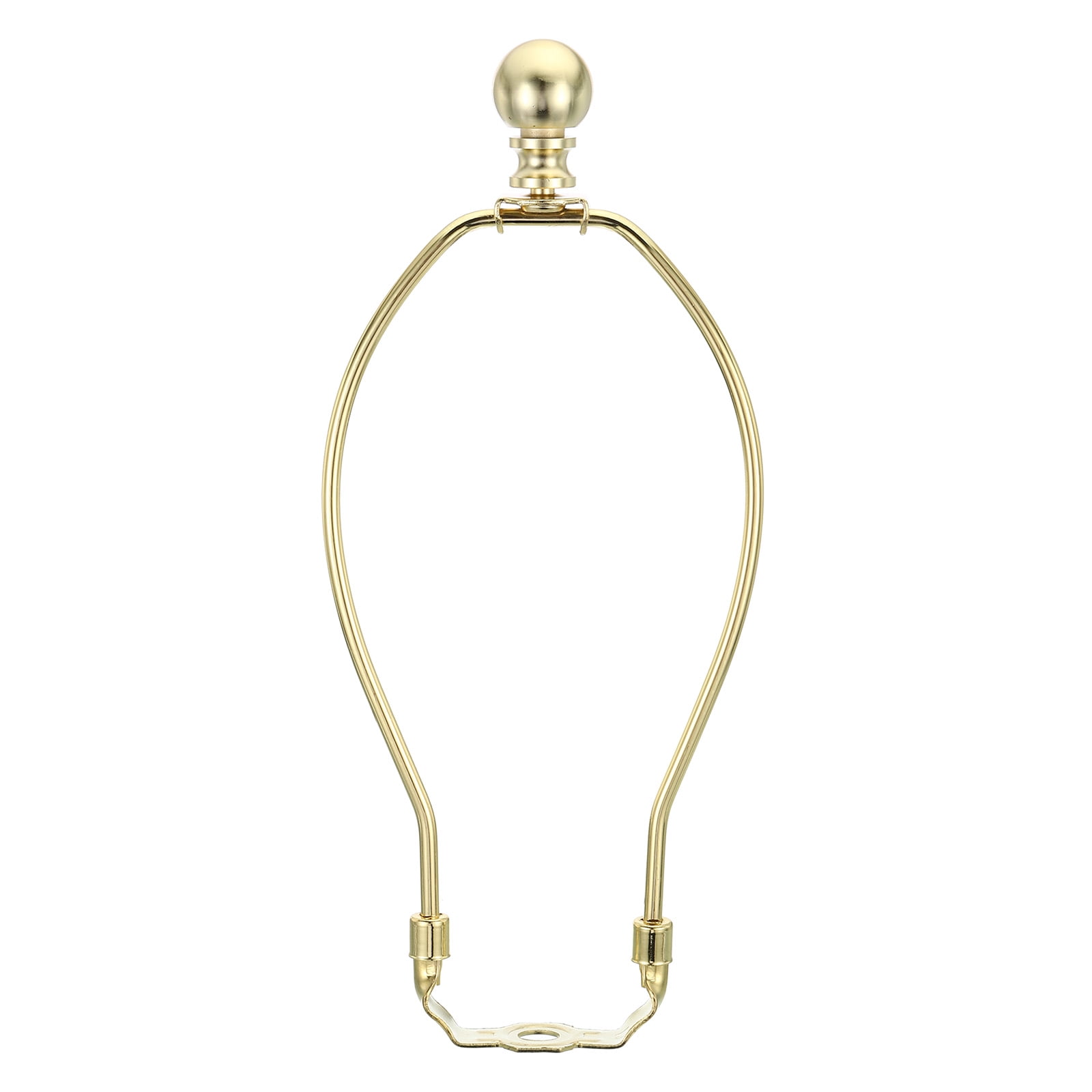 Uxcell 8.35 inch Lamp Harp Kit with Finial Lamp Shade Holder Gold Tone ...