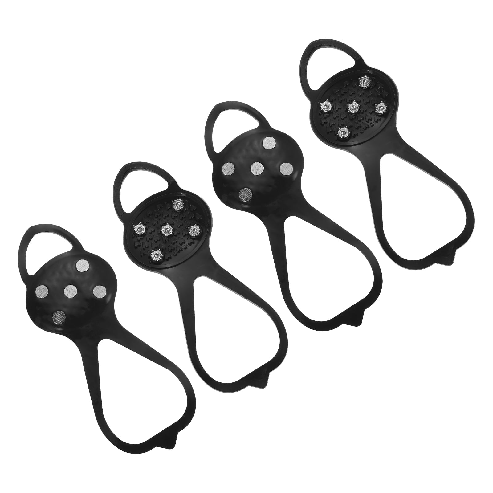 Uxcell 8.5" Non Slip Grip Spikes Claw Universal Ice Cleats Shoe Spikes ...