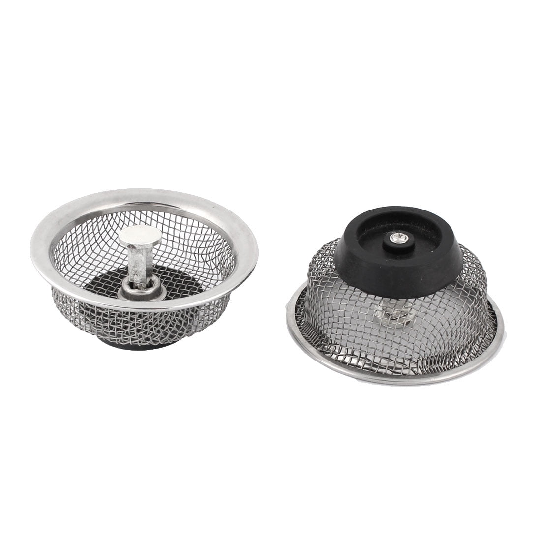 Uxcell 8.5cm Dia Round Stainless Steel Kitchen Mesh Screen Sink ...
