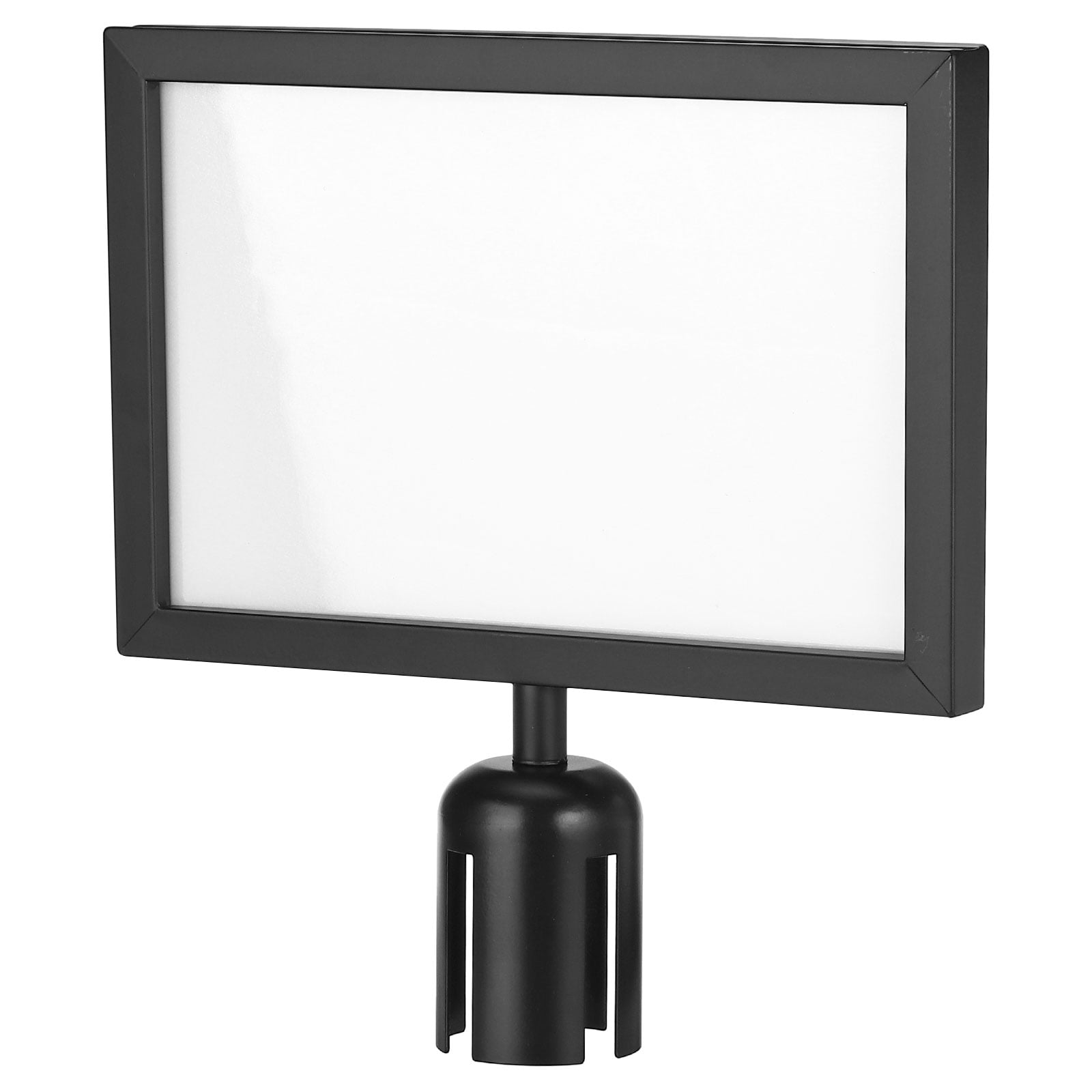 Uxcell 8.5x12.4 Inch Stanchion Sign Holder Stanchion Top Sign Frame ...