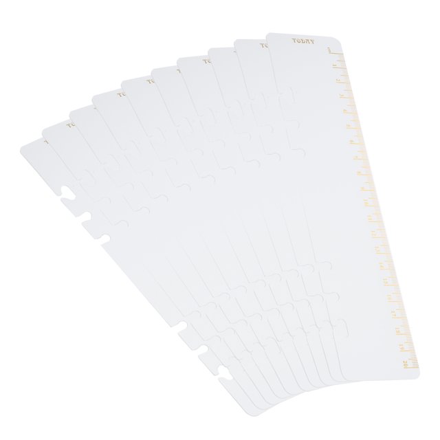 Uxcell 8.7"x2" Bookmark Ruler Snap-in Ruler Measuring Tools for A5 ...