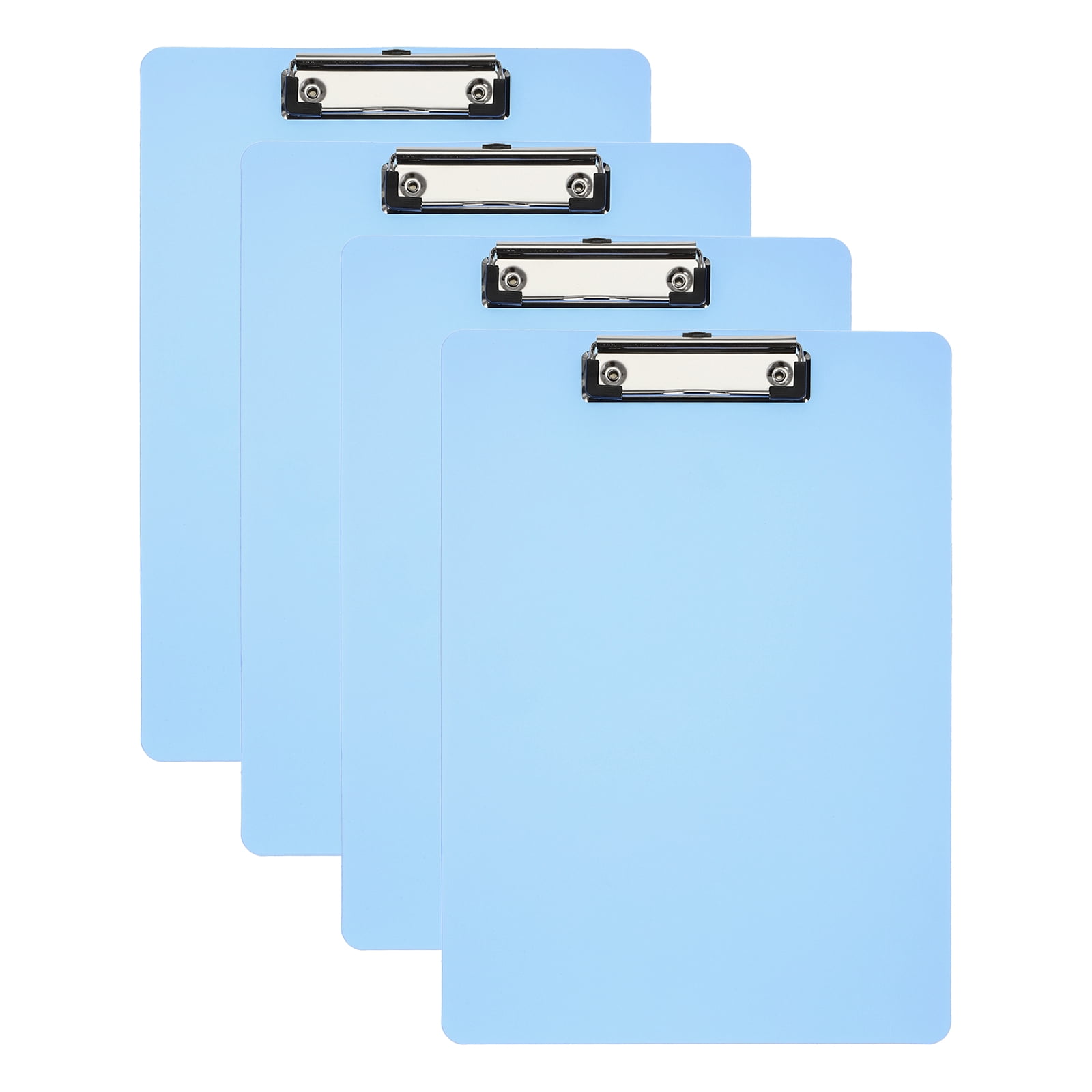 Durable A4 PP Plastic Clipboards, 4 Pack - Blue, Office Supplies ...