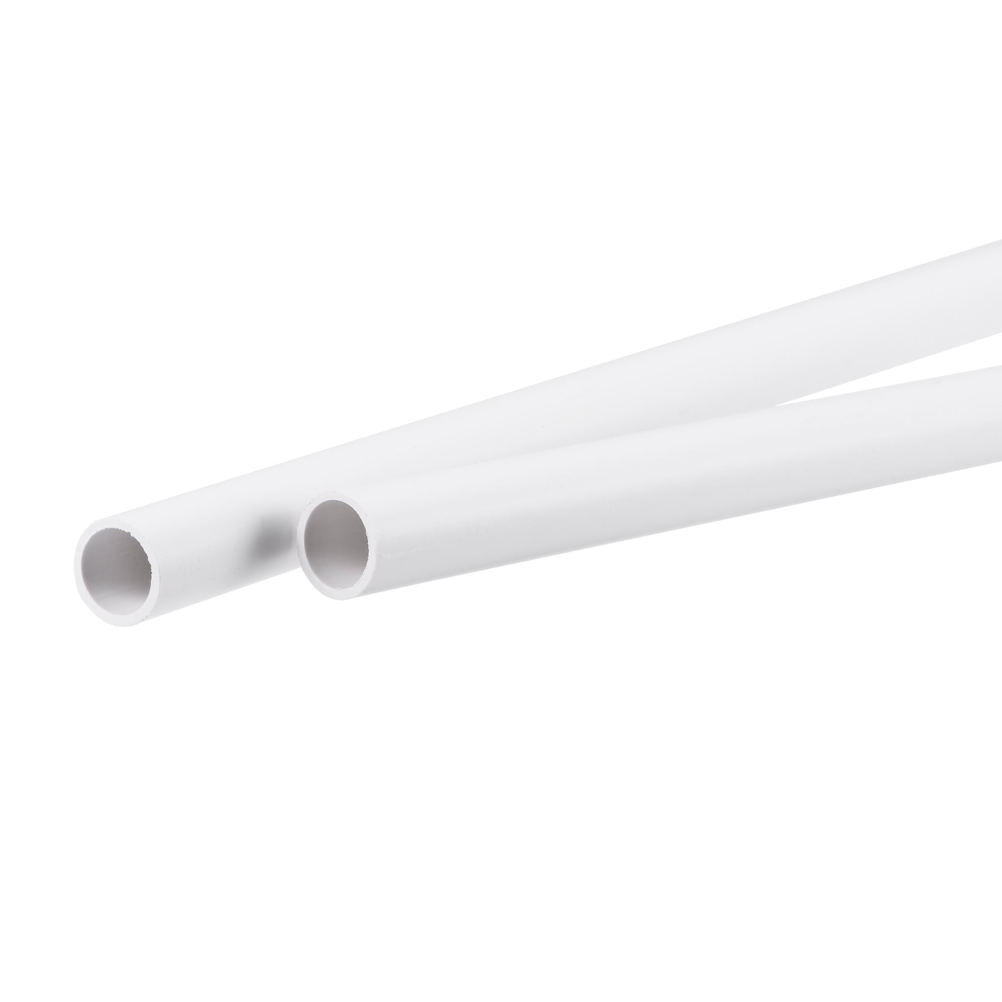 Uxcell 8.8mm ID 11mm OD 500mm White PVC Pipe Round Rigid Plastic Tube ...