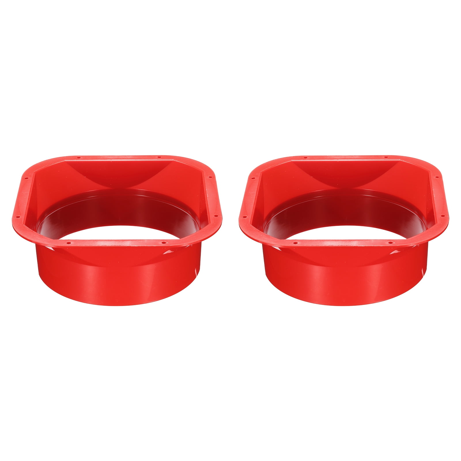 Uxcell 8" ABS Square Duct Connector Flange Exhaust Hose Flange ...
