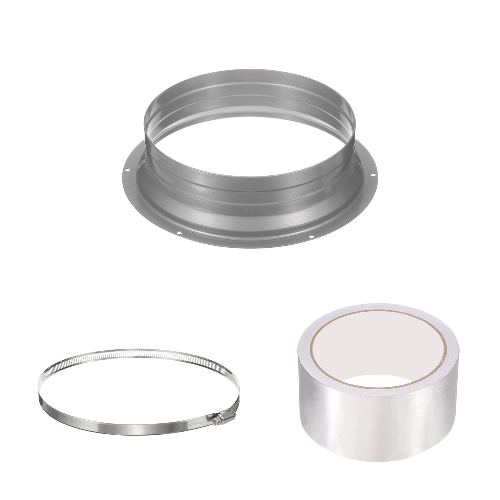 Uxcell 8" Duct Connector Flange, Metal Interface Duct Connector with ...