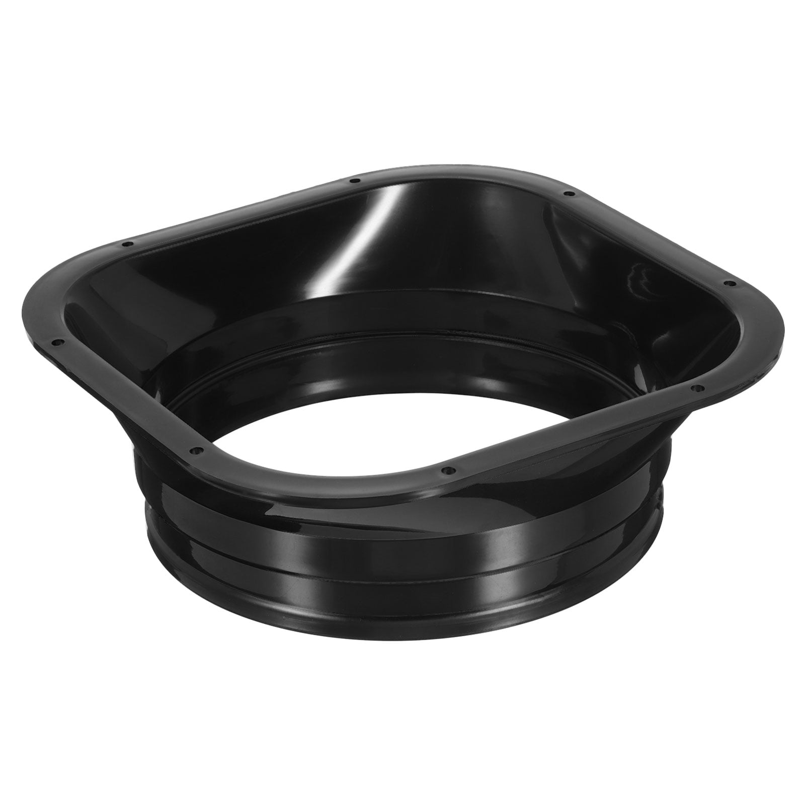 Uxcell 8" Duct Connector Flange, PP Dryer Vent Wall Plate Square to ...