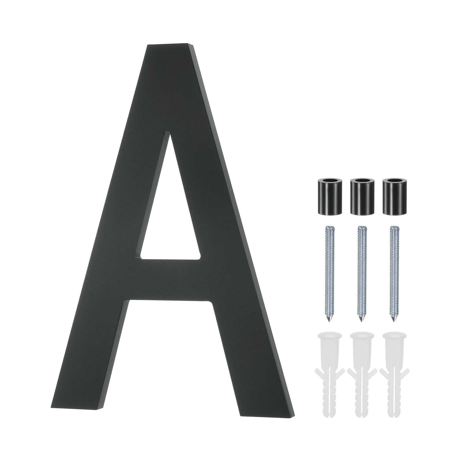 Uxcell 8 Inch 304 Stainless Steel Floating House Numbers, Modern House ...