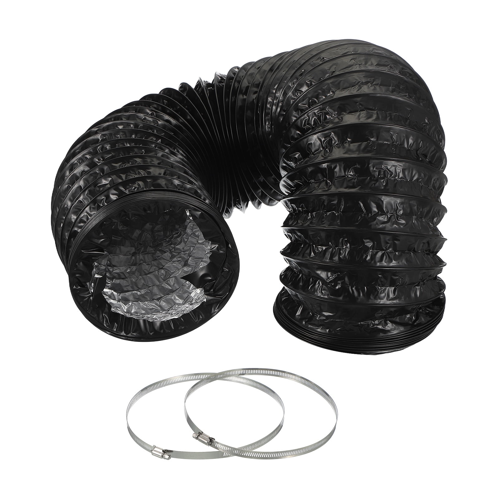 Uxcell 8 Inch Air Duct, 8Ft Length Dryer Vent Hose Flexible Aluminum ...