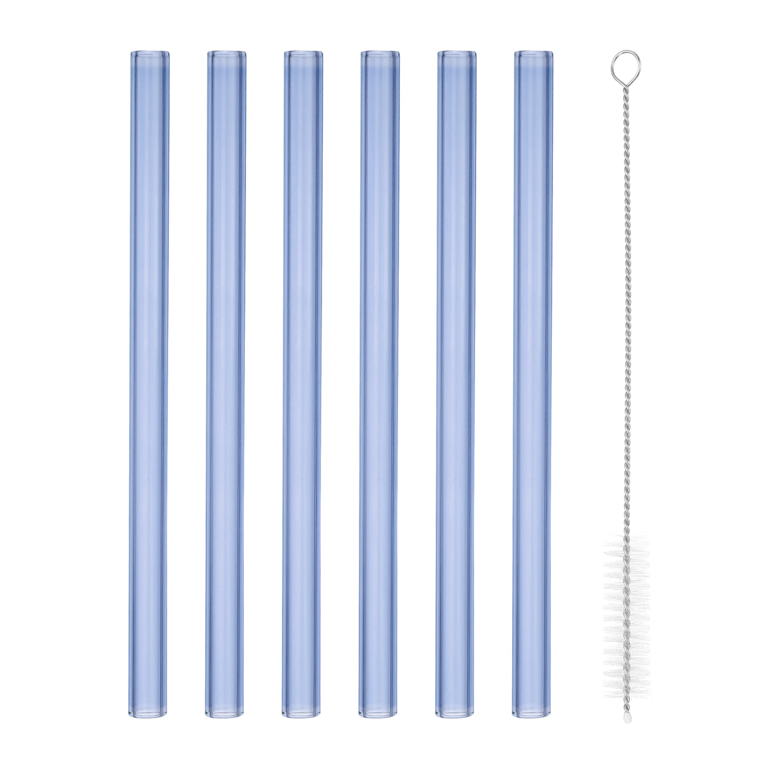 Uxcell 8 Inch Borosilicate Glass Tubes, 6 Pcs12mm OD 2mm Thick Glass ...