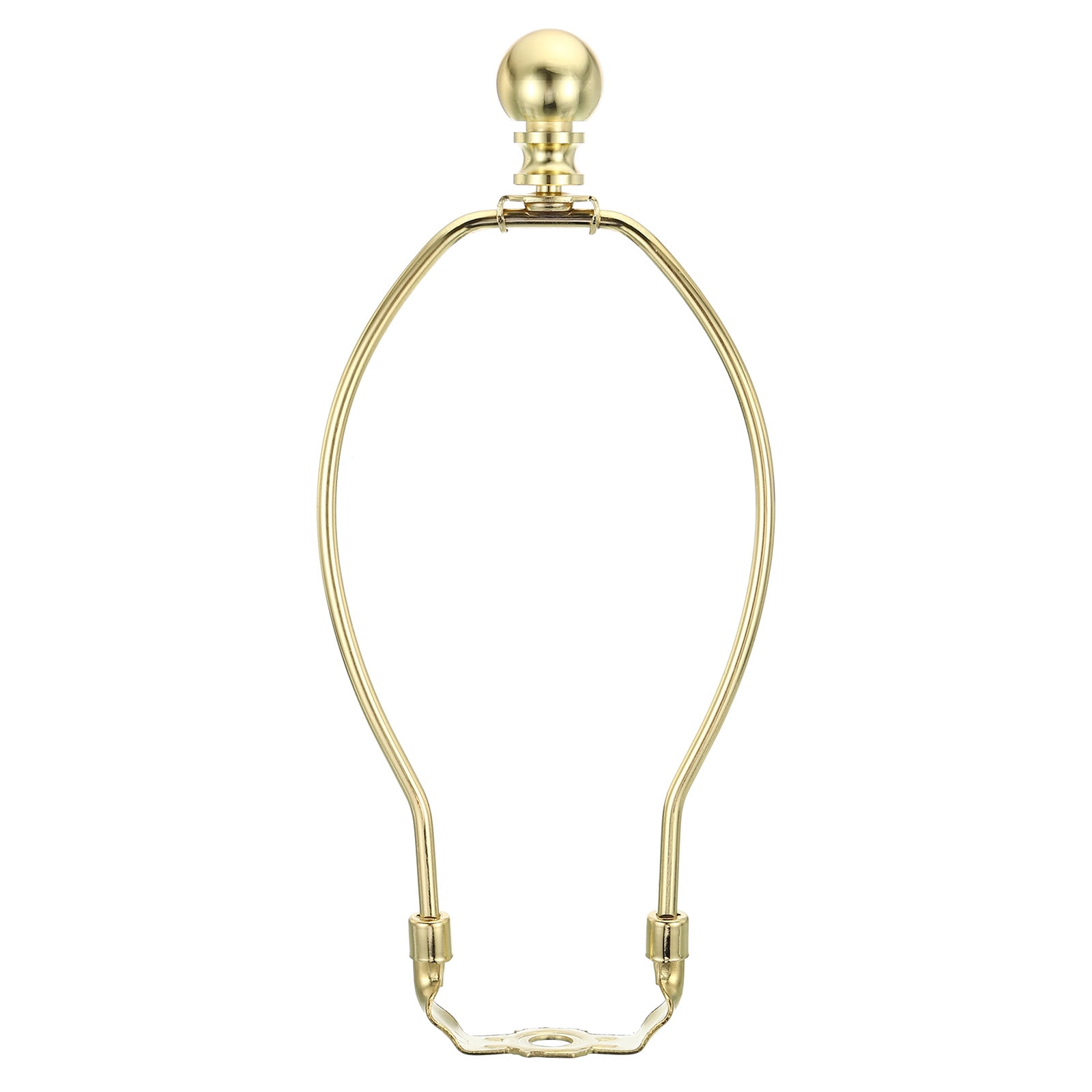 Uxcell 7.87 inch Lamp Harp Kit with Finial Lamp Shade Holder Gold Tone ...