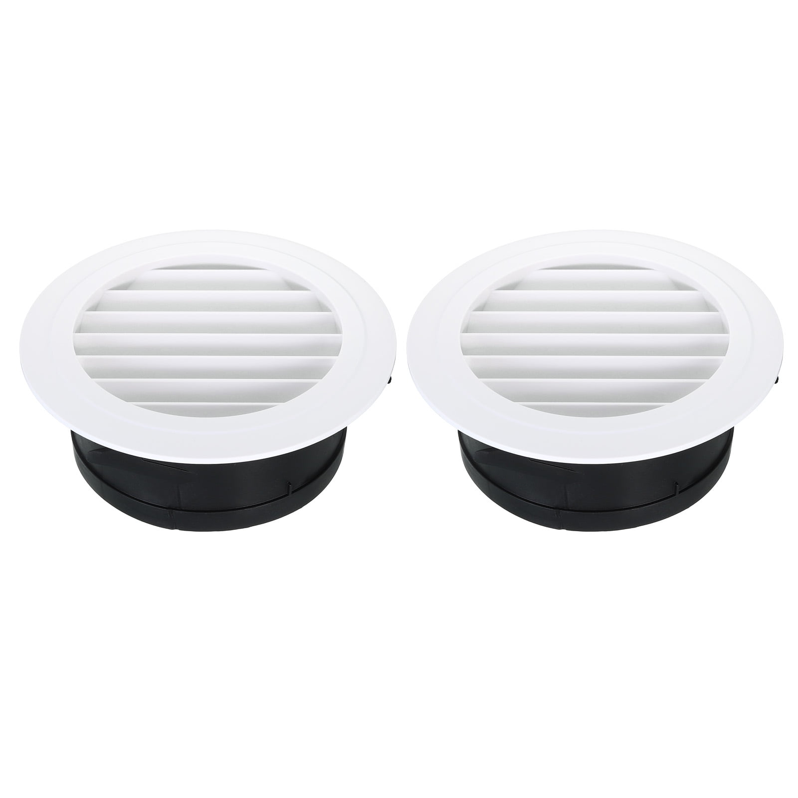 Uxcell 8 Inch Round Air Vent 2pcs Ceiling Diffuser Grill Cover ABS ...