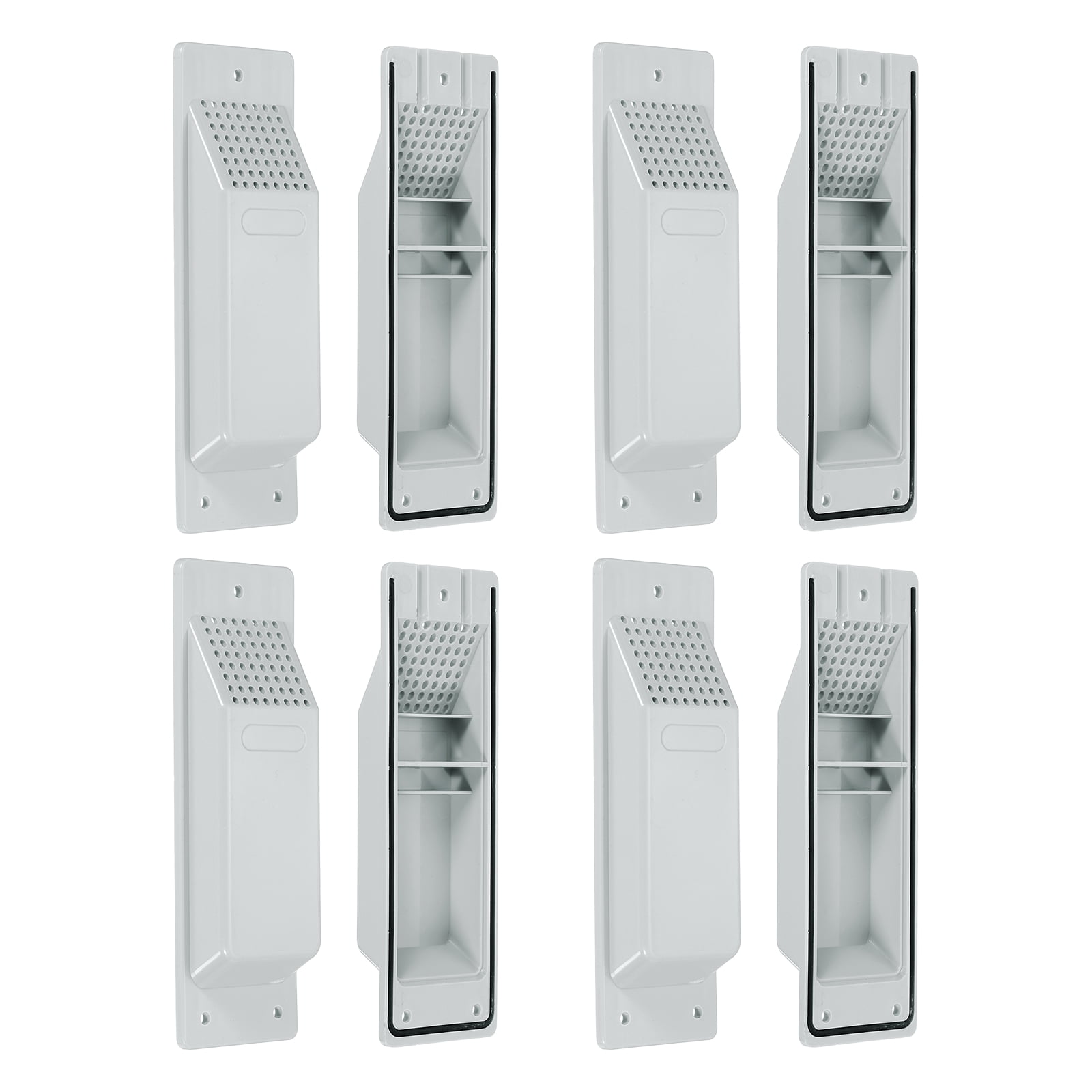 Uxcell 8 Inch Shipping Container Air Vent, 8 Pack Cross Flow ...