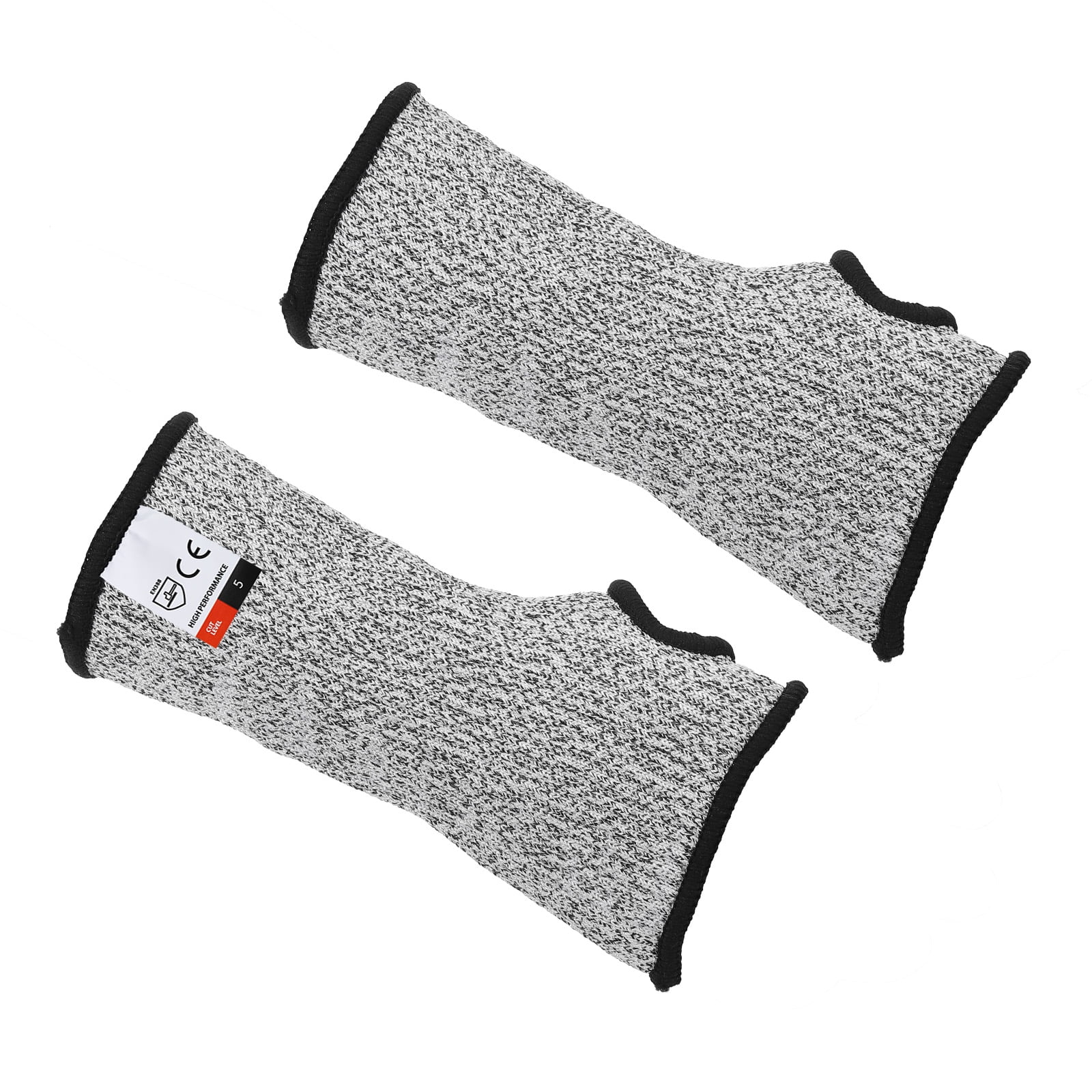 Uxcell 8" Level 5 Protection Cut Resistant Arm Sleeves Guard with Thumb ...