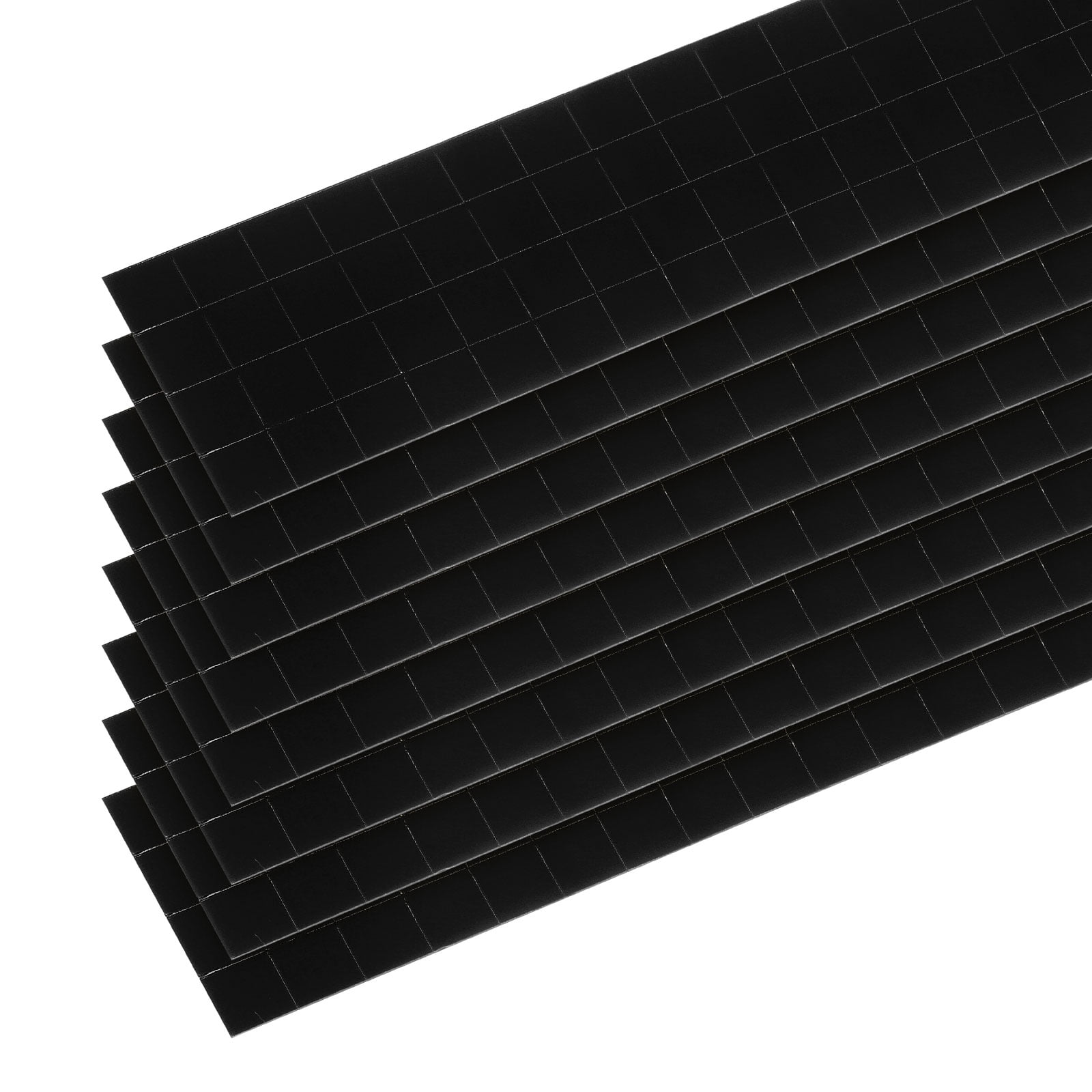 Uxcell 8 Pack 10 x 10mm Disco Tiles, Black Self-Adhesive Glass Mirror ...