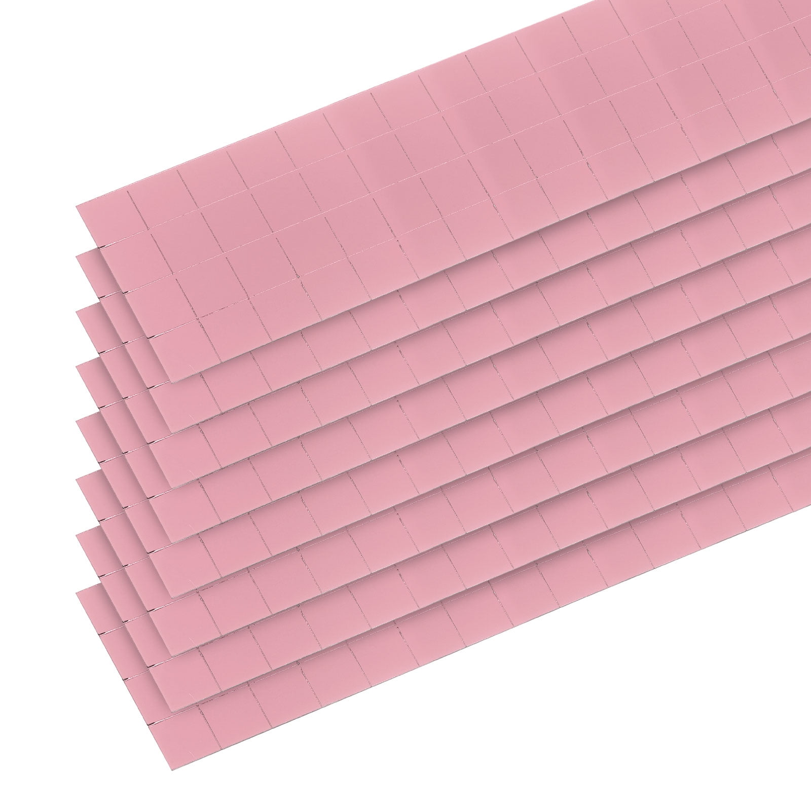 Uxcell 8 Pack 10 x 10mm Disco Tiles, Rose Gold Self-Adhesive Glass ...