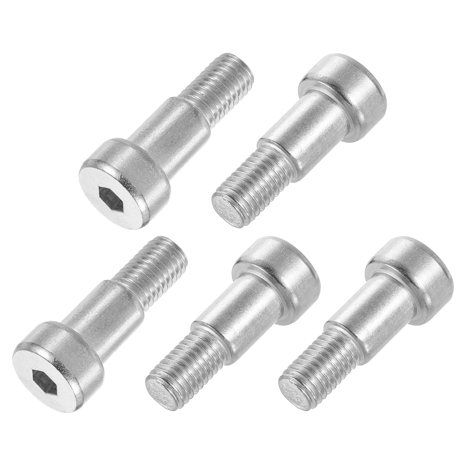 Uxcell 8 Pack 304 Stainless Steel Shoulder Bolt 12mm Shoulder Dia 16mm ...