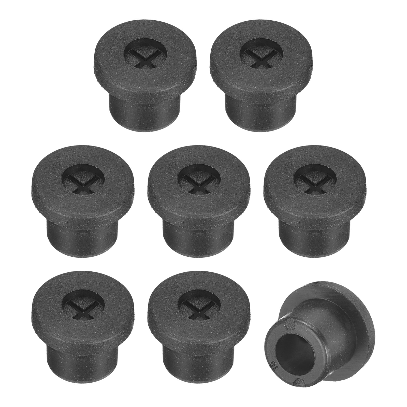 Uxcell 8 Pack Cable Cord Grommet, 3/8 Inch Desk Grommet Flexible Rubber ...