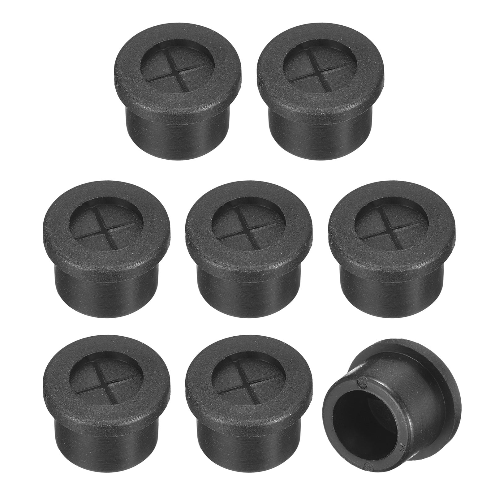 Uxcell 8 Pack Cable Cord Grommet, 9/16 Inch Desk Grommet Flexible ...