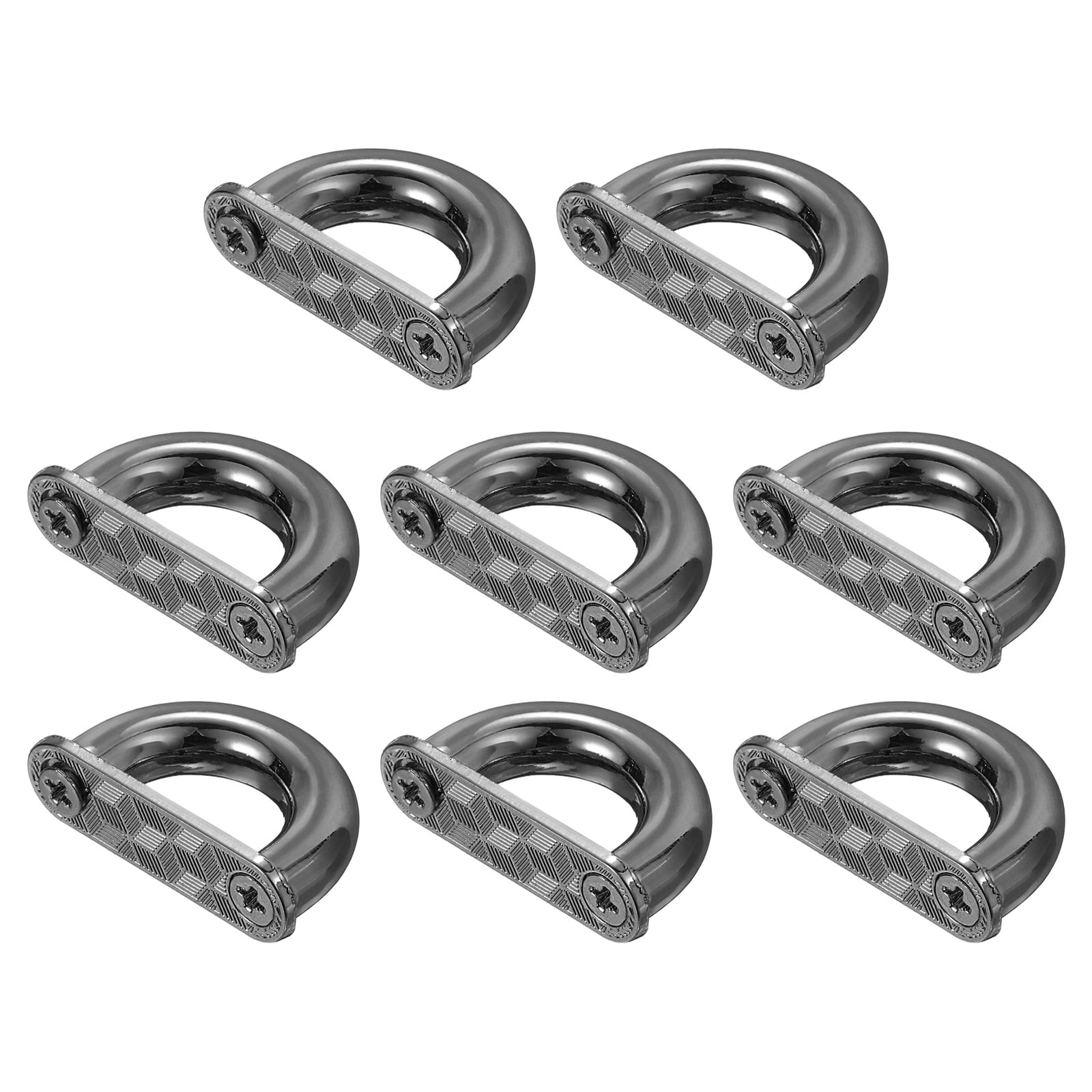 Uxcell 8-Pack D-Ring Connector Buckles, Alloy Arch Bridge Buckle for ...