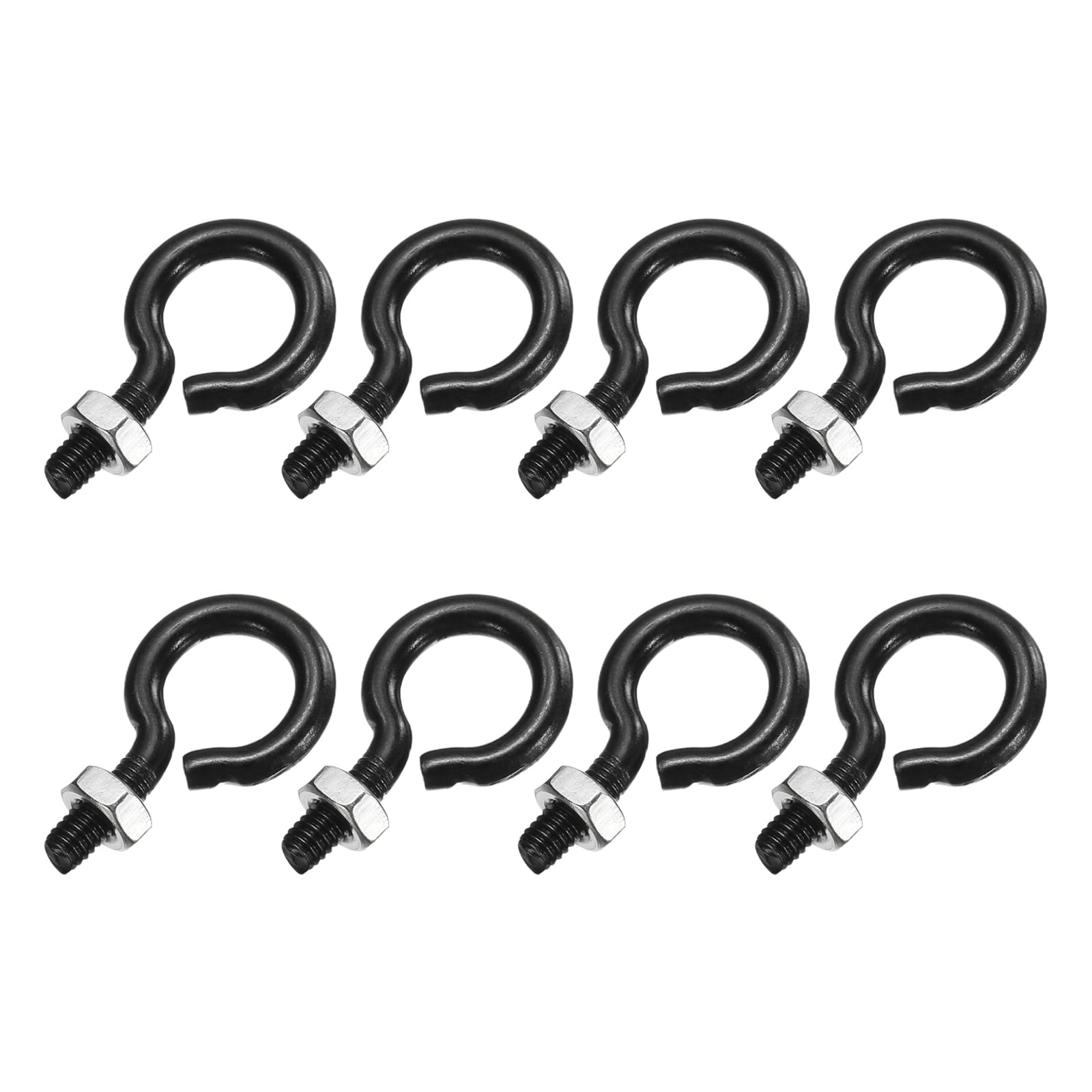 Uxcell 8 Pack Eye Bolts, M3 x 12mm 304 Stainless Steel Threaded EyeBolt ...