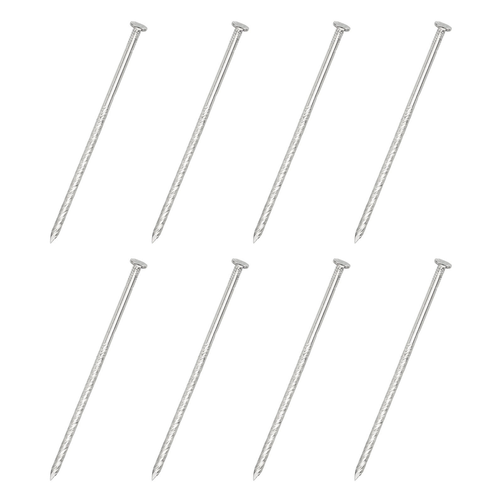 Uxcell 8 Pack Fence Deck Nails, 6 Inch 304 Stainless Steel Spiral Deck ...