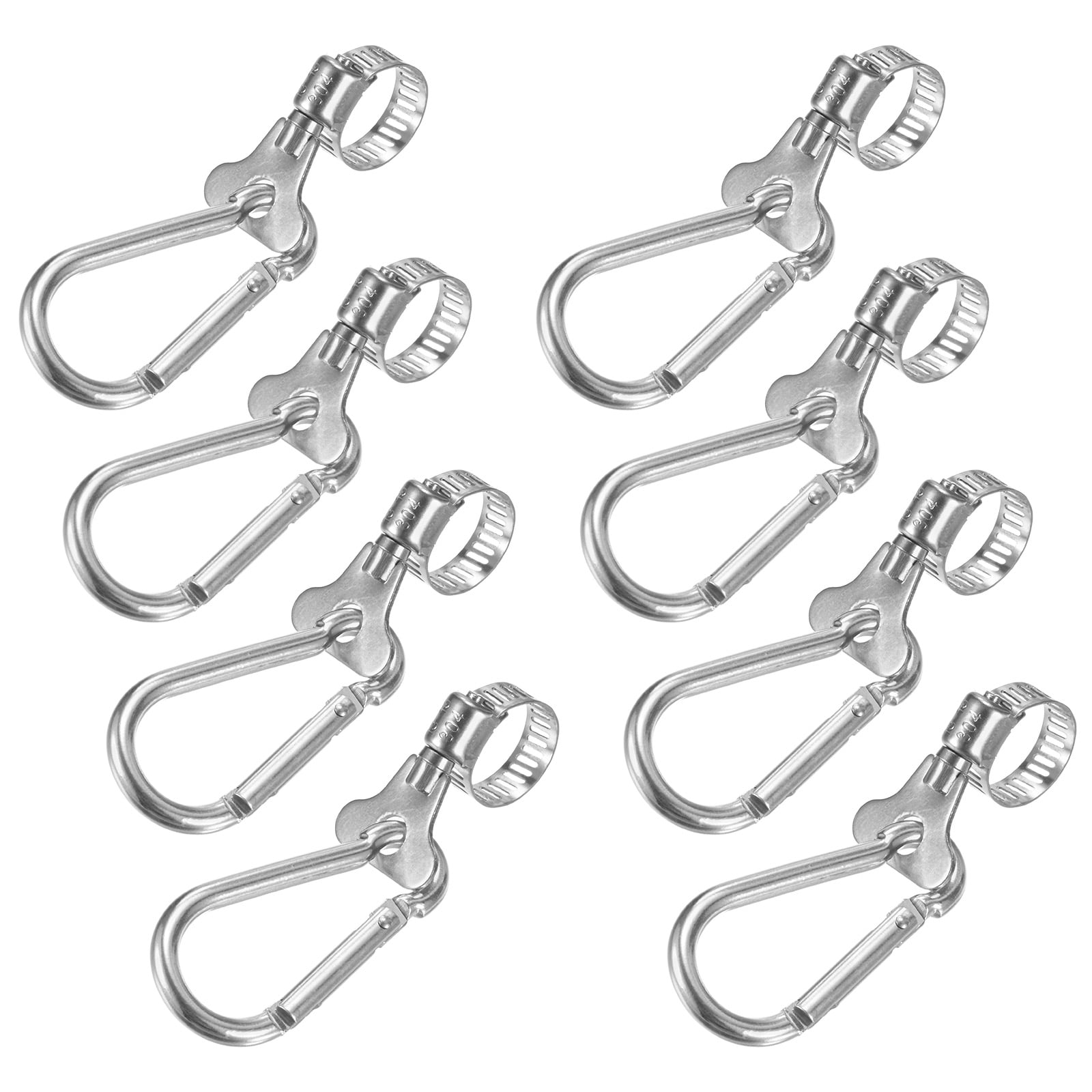 Uxcell FlagPole Ring Adjustable FlagPole Clip with FlagPole Clamp ...
