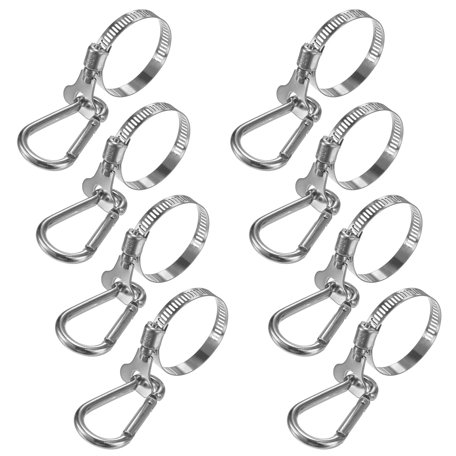 Uxcell FlagPole Ring Adjustable FlagPole Clip with FlagPole Clamp ...