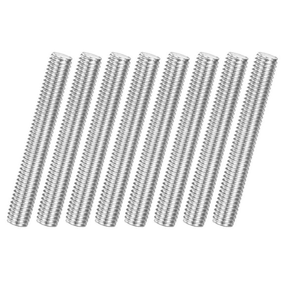 Uxcell 8-Pack Fully Threaded Rod, M6x45mm 304 Stainless Steel Right ...