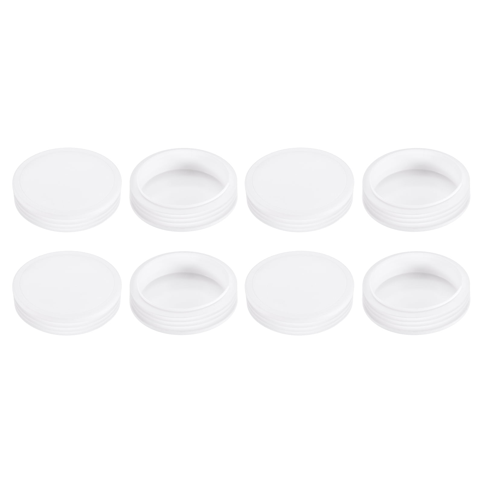 Uxcell 8 Pack Plastic Hole Plug, 3 1/8" (80mm) OD PE Round Tubing End ...
