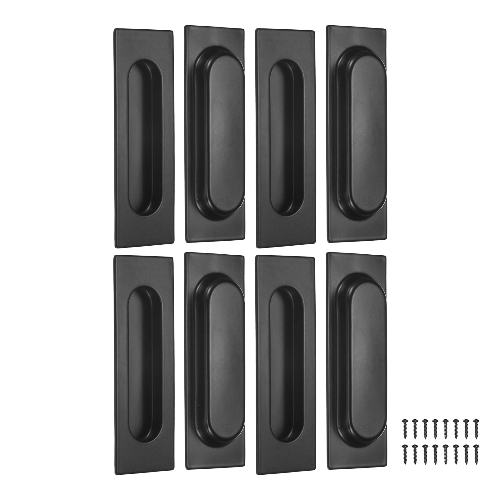 Uxcell 8-Pack Recessed Finger Pulls, 4.72 Inch Inner Circle 201 ...