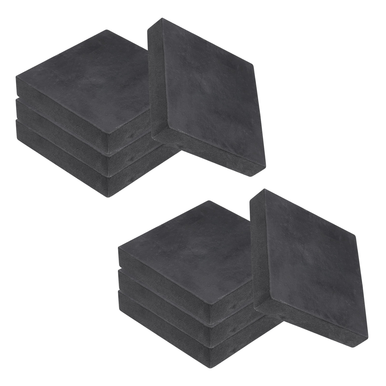 Uxcell 8 Pack Rubber Anti Vibration Pads, 4" x 4" x 0.8" Square Rubber ...