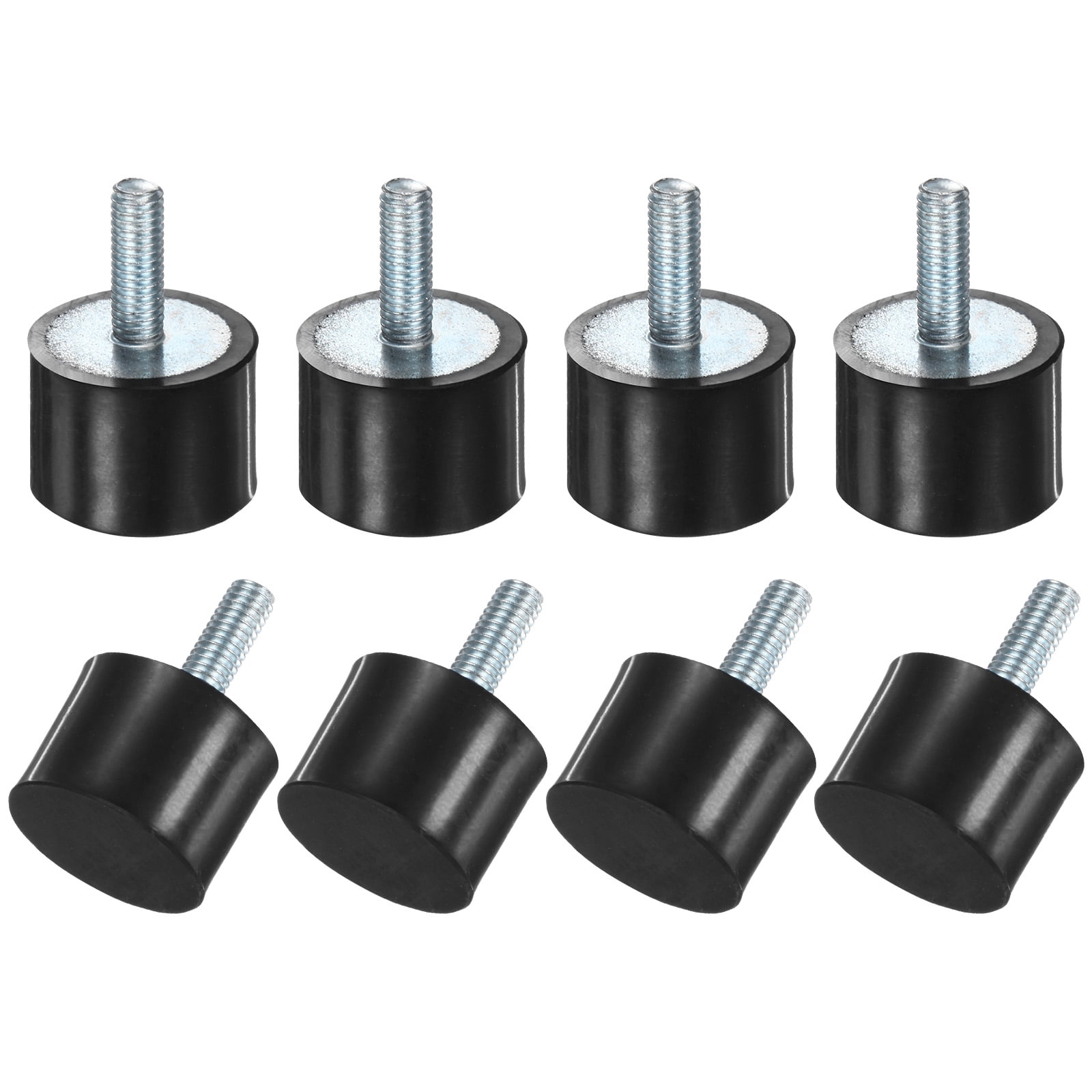 Uxcell 8-Pack Rubber Mounts with M5 x 15mm Studs Male D20mmxH15mm ...