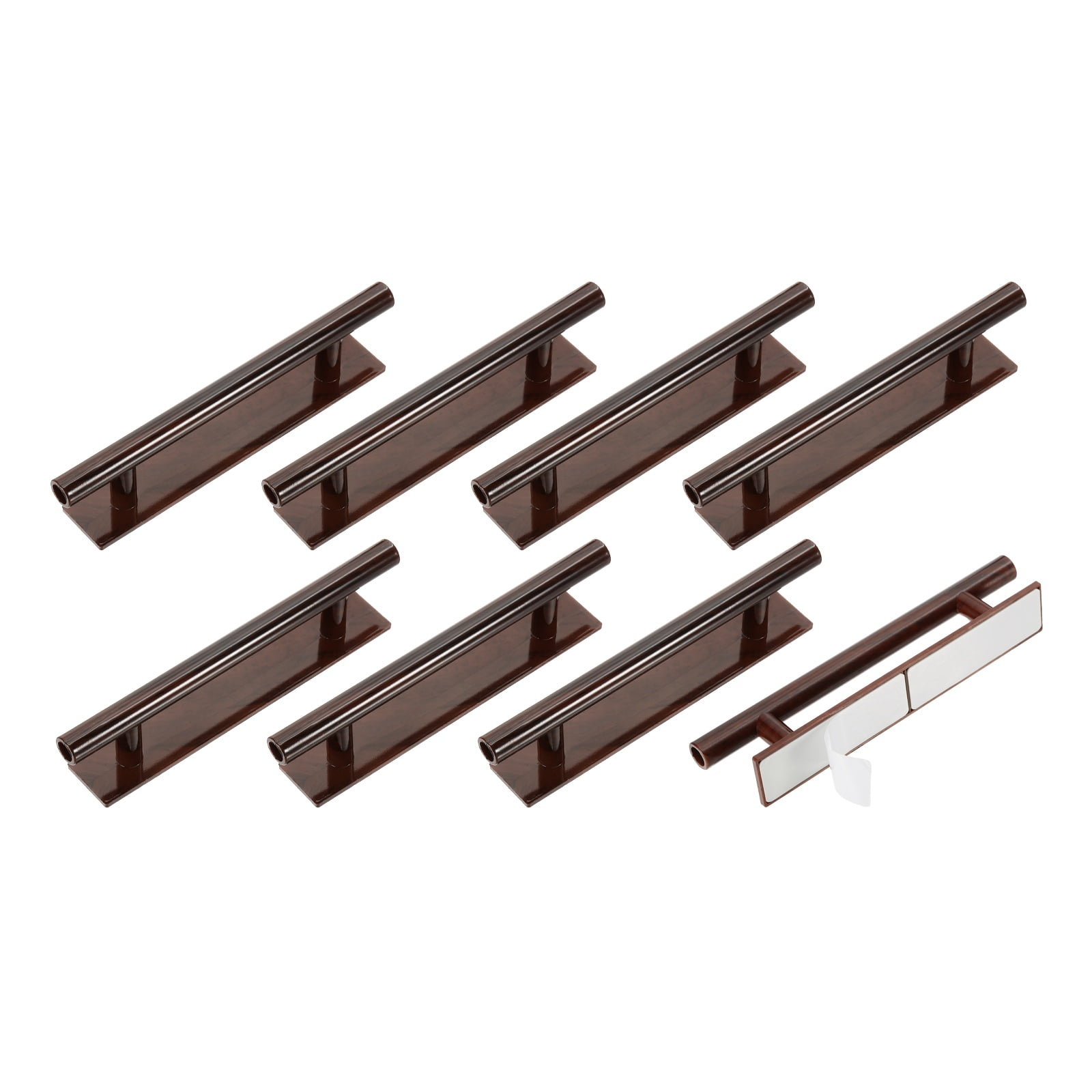 Uxcell 8 Pack Self-Stick Push Pull Helper, 6 Inch Plastic Adhesive ...