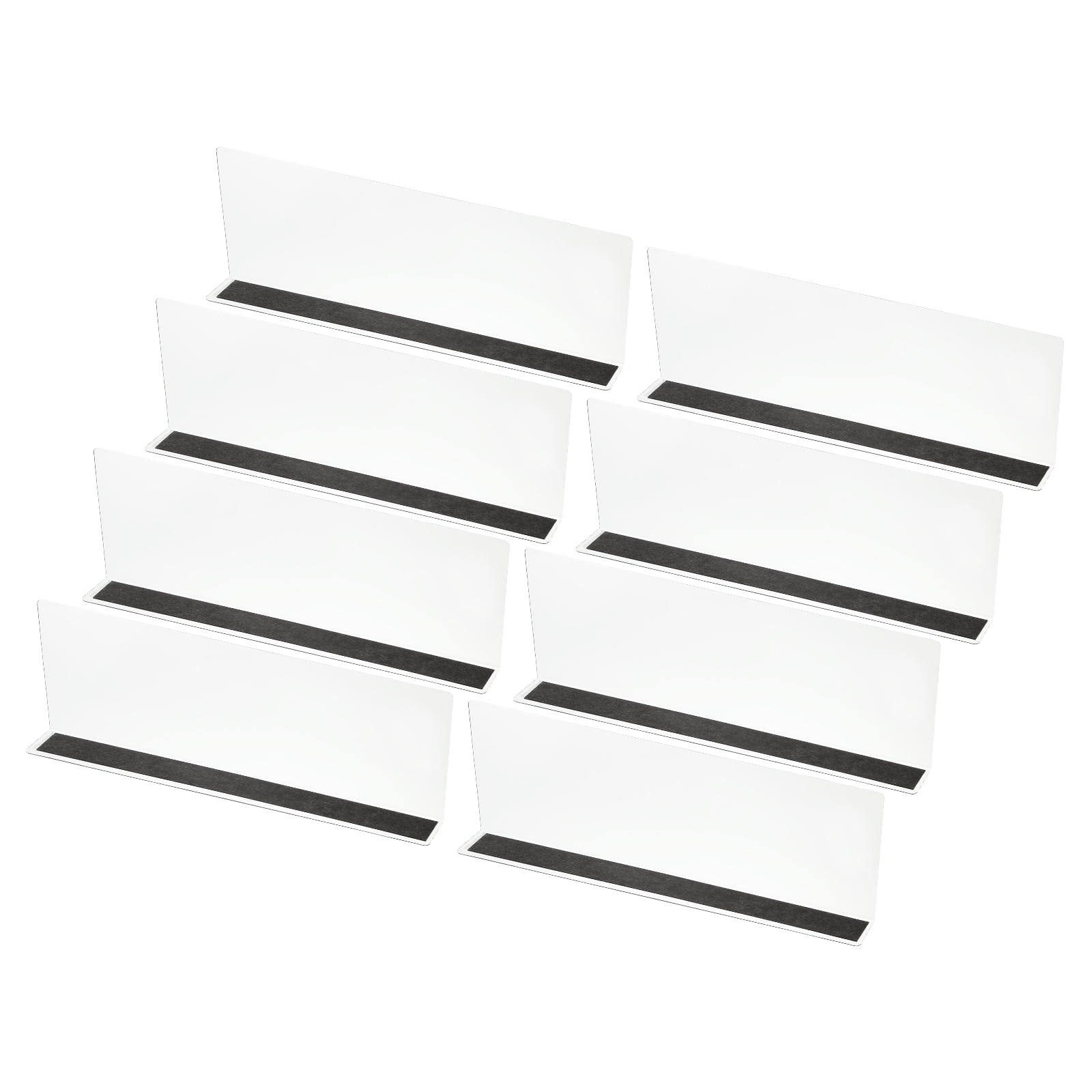 Uxcell 8 Pack Shelf Dividers for Closet Organization, 13.8x1.6x4.8 ...