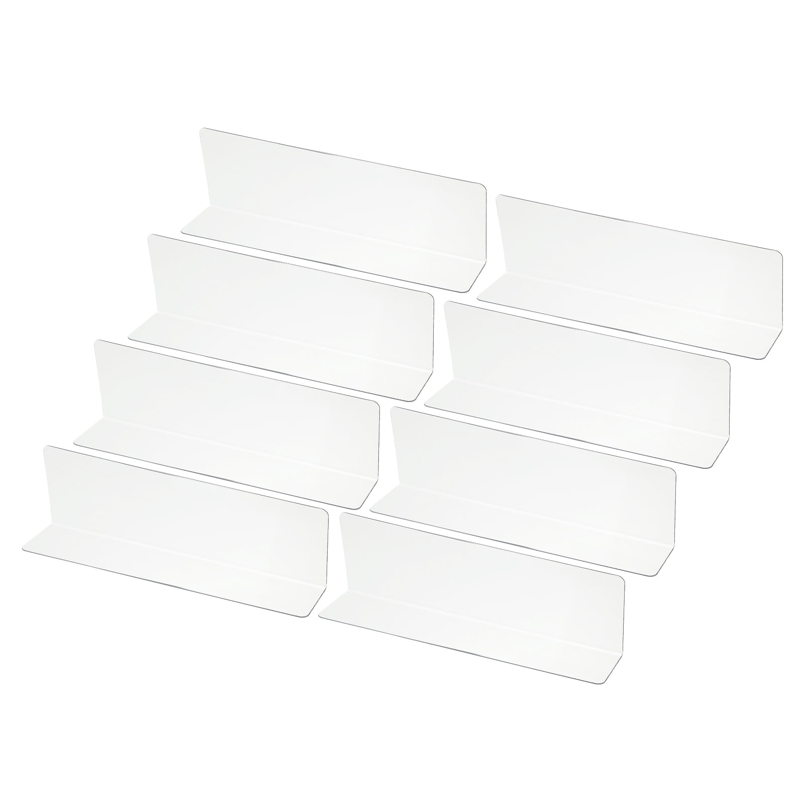 Uxcell 8 Pack Shelf Dividers for Closet Organization, 7.9x1.2x2.4 ...