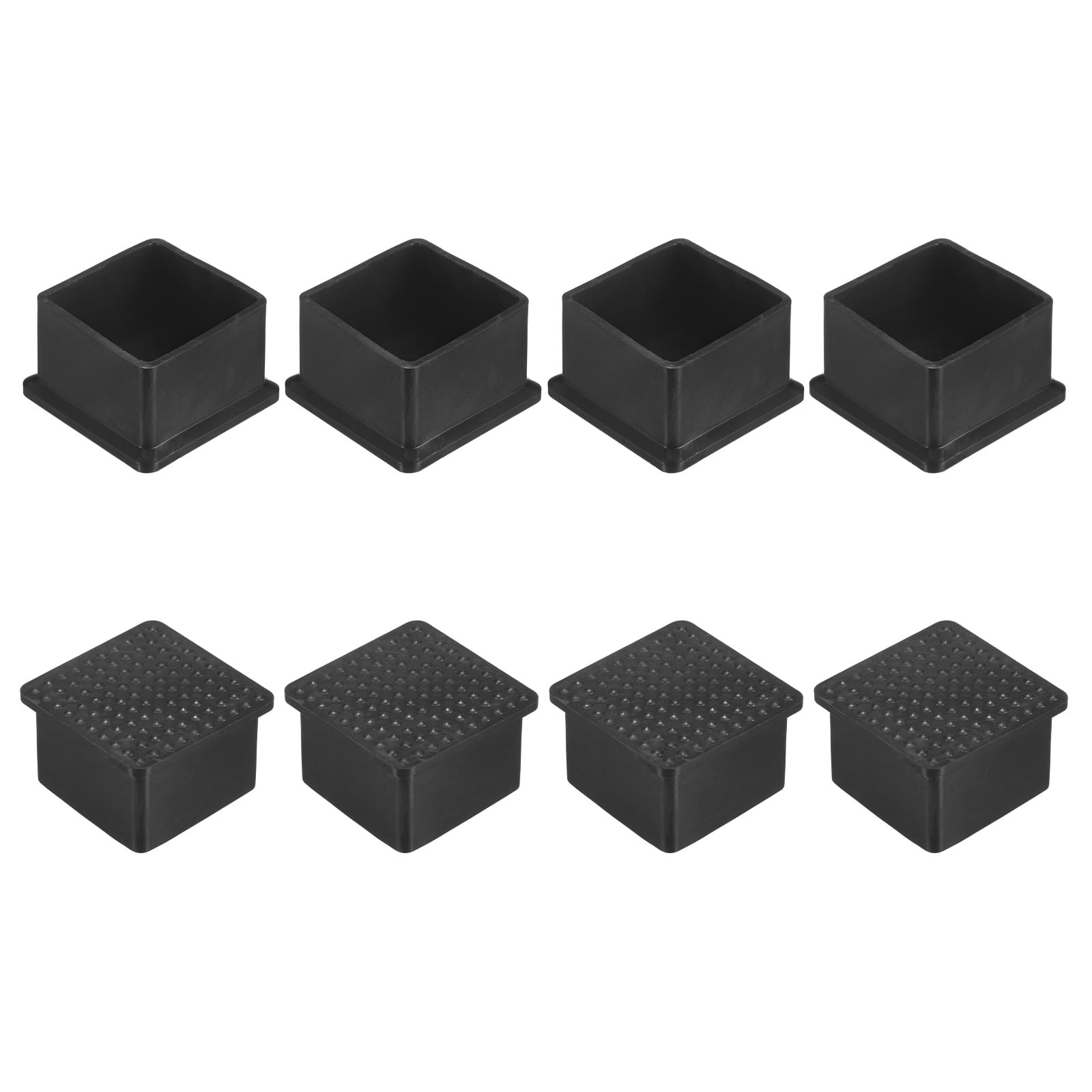 Uxcell 8-Pack Square Furniture Leg Caps, 1.5" (38mm) Leg Caps for ...
