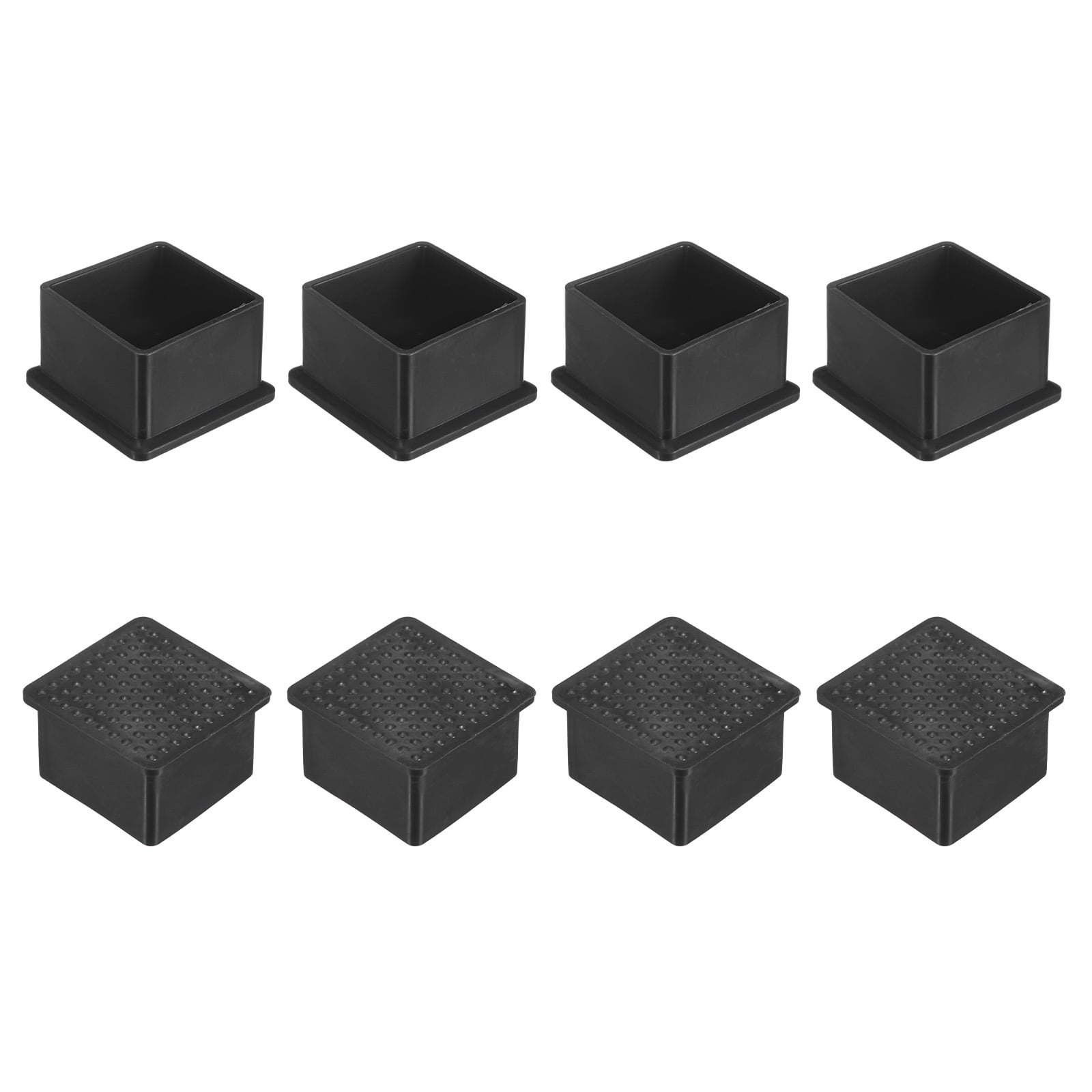 Uxcell 8-Pack Square Furniture Leg Caps, 1.57" (40mm) Leg Caps for ...