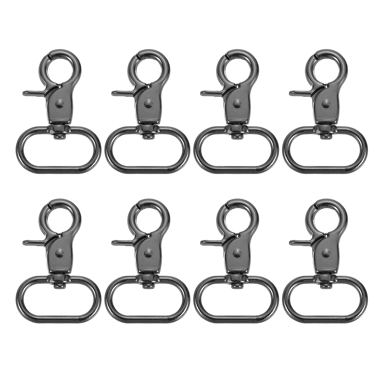 Uxcell 8 Pack Swivel Snap Hook, 25mm(1") Trigger Snap Heavy Duty Metal ...