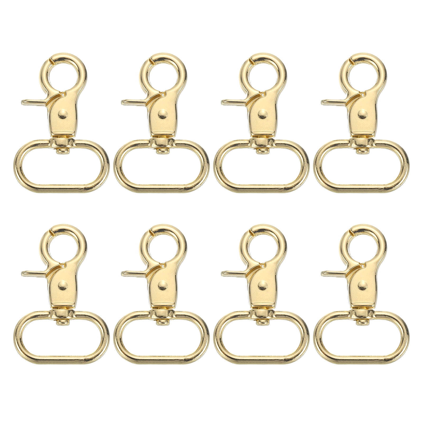 Uxcell 8 Pack Swivel Snap Hook, 25mm(1") Trigger Snap Heavy Duty Metal ...