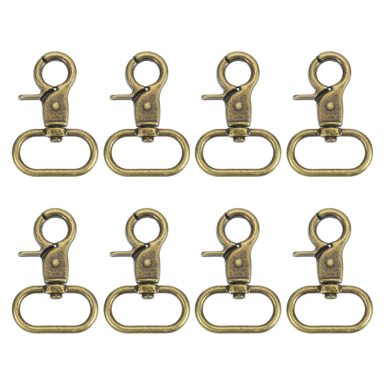 Uxcell 8 Pack Swivel Snap Hook, 25mm(1") Trigger Snap Heavy Duty Metal ...