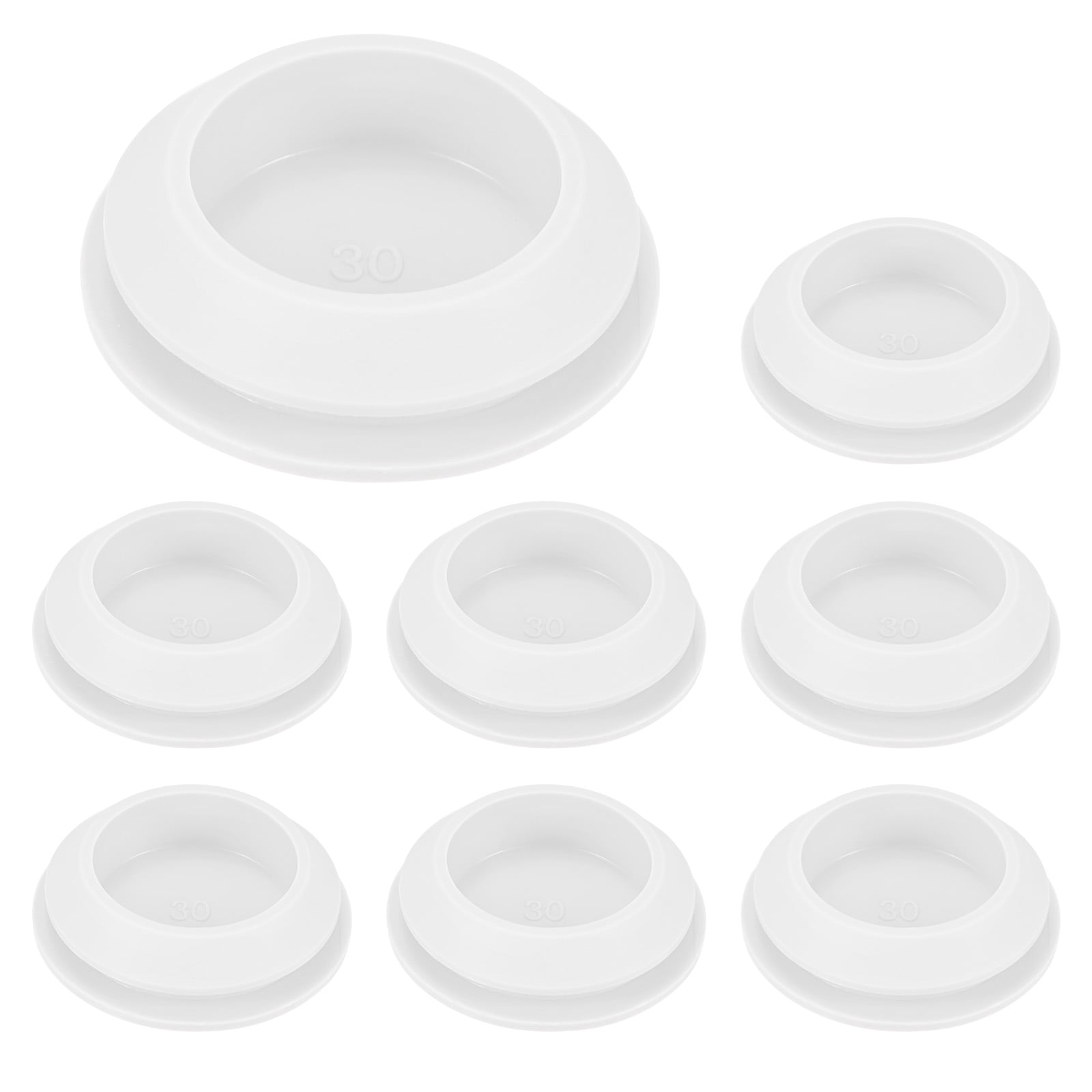 Uxcell 8-Packs Silicone Plugs, Snap in Locking Hole Plugs for 30-33mm ...