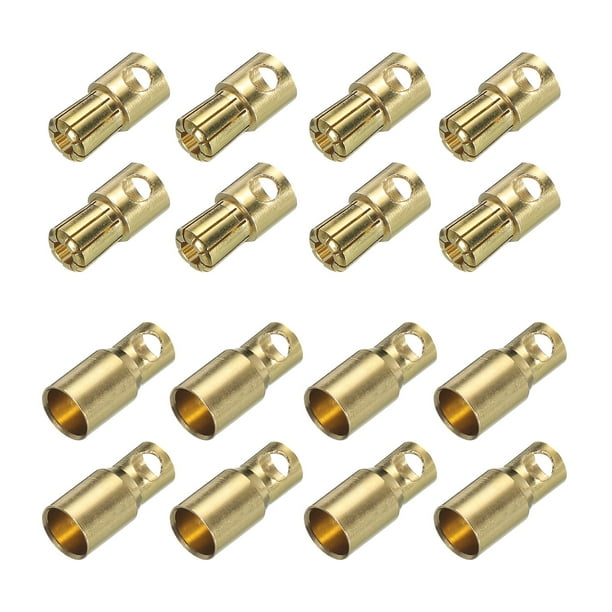 Uxcell 8 Pairs Banana Plugs Connector 6mm Male Female Banana Plug for ...