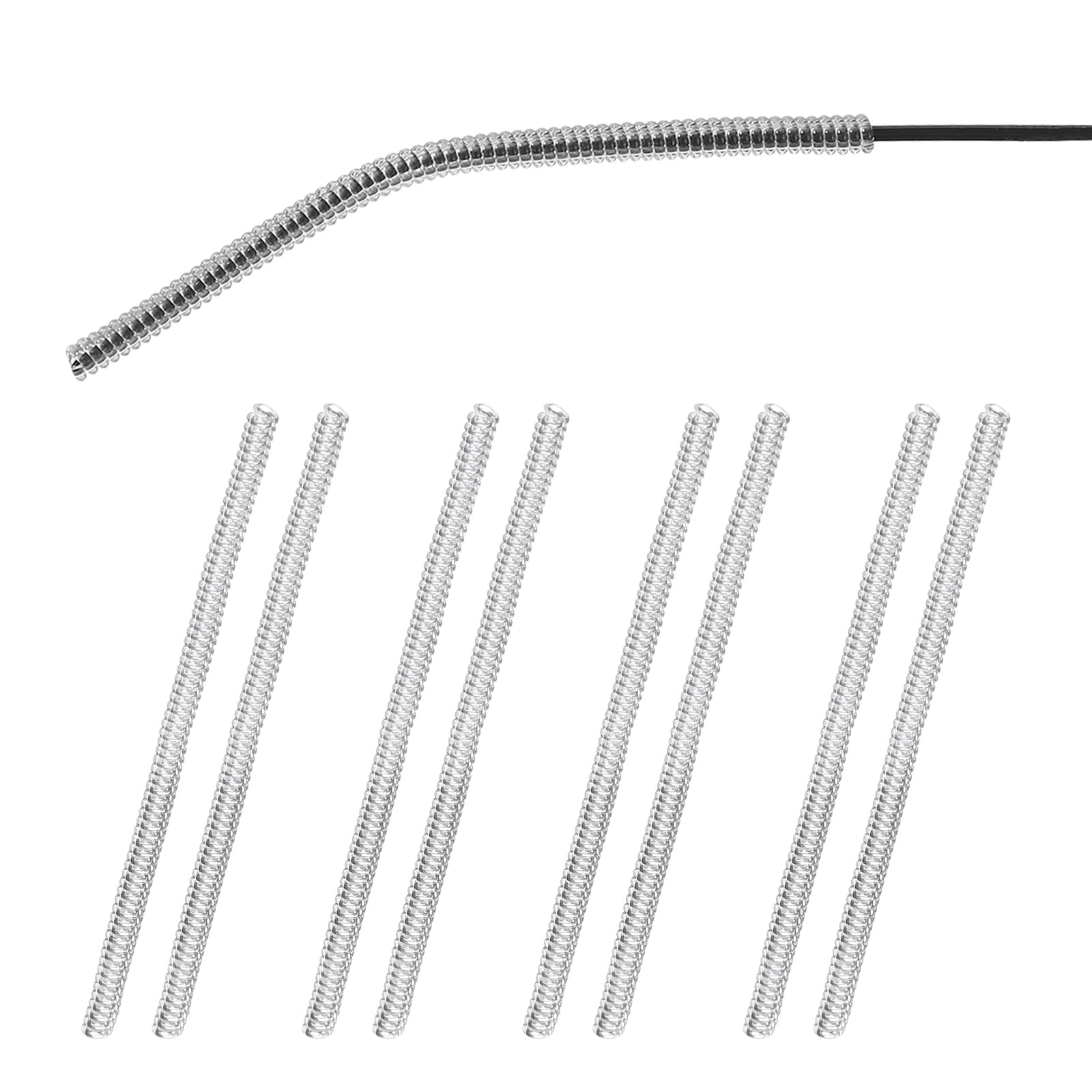 Uxcell 8 Pairs Eye Glass Replacement Temples, Silicone Anti-Slip ...