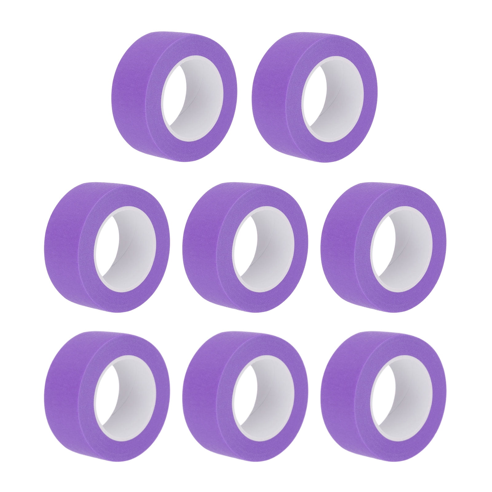 Uxcell 8Pcs 1 inch Wide 14 Yards Purple Masking Tape Painters Tape ...