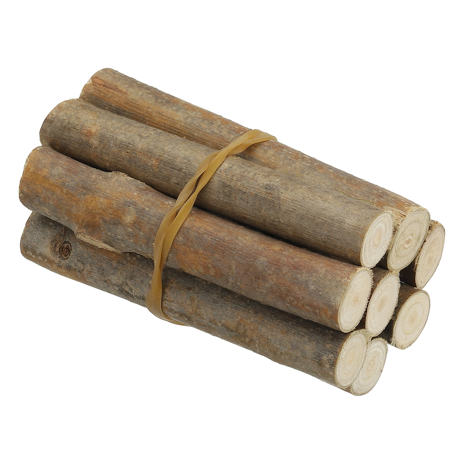 Uxcell 8 Pcs / 10cm Wood Log Sticks, 0.6-1.2inch inch in Diameter ...